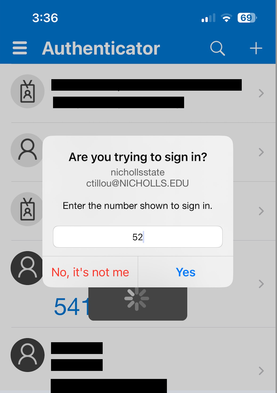 myNicholls Multi-Factor Authentication - Information Technology